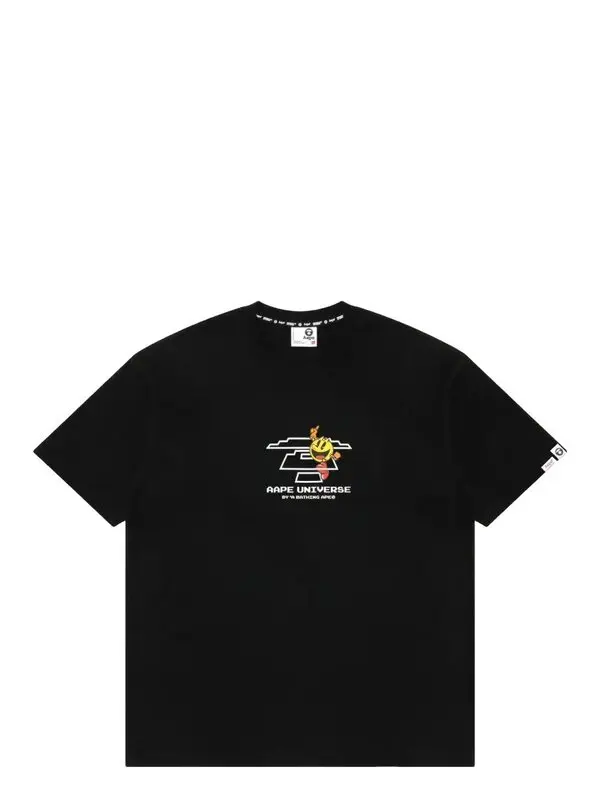 AAPE BY *A BATHING APE Pac-man Graphic T-shirt - Black