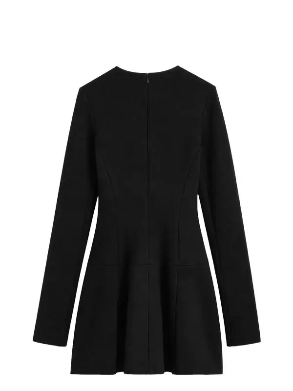 TOTEME Wool Skater Dress - Black