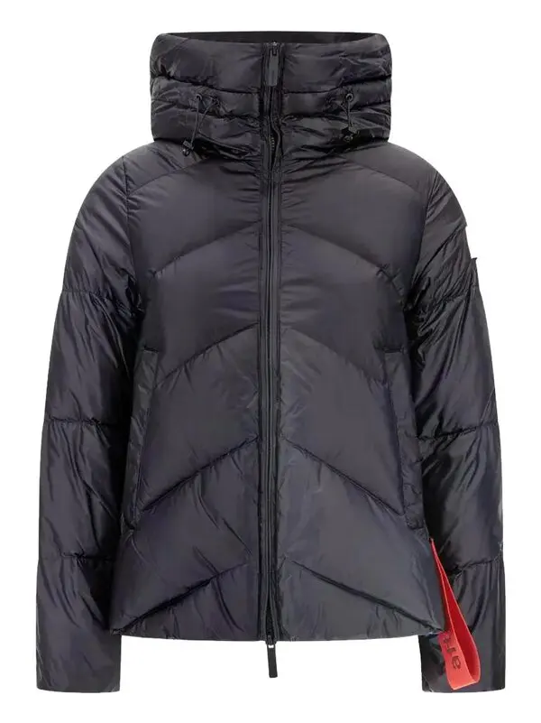 AFTER/LABEL Helsinki Quilted Hooded Jacket - Blue