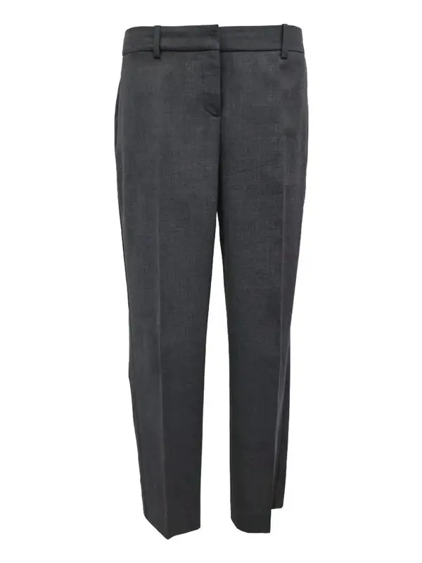 Theory Tailored Wool Trousers - Grey