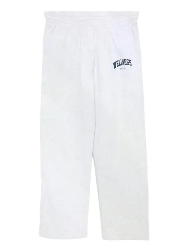 Sporty & Rich Wellness Logo-print Track Pants - Grey