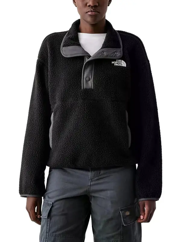 The North Face Cragmont 1/2 Snap Fleece Jacket - Black
