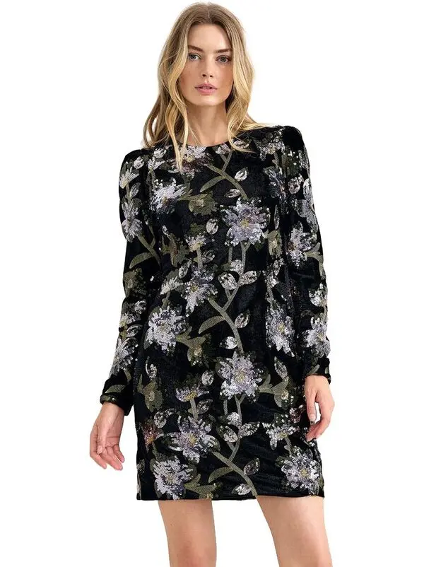 PHASE EIGHT Destiny Mini Dress - Black