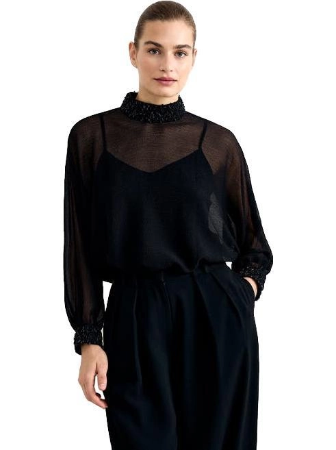 PHASE EIGHT Bethany Batwing Top - Black