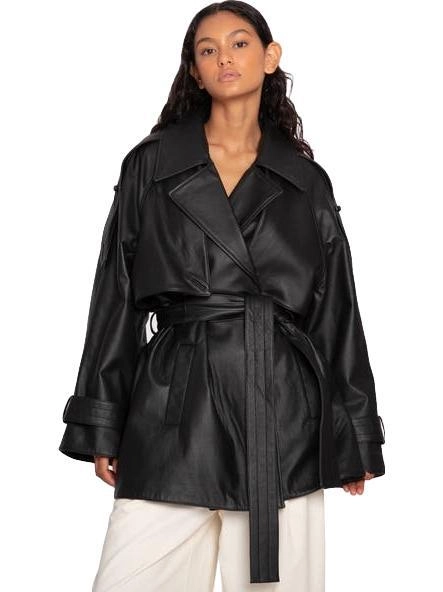 BELLE & BLOOM Forevermore Leather Jacket - Black