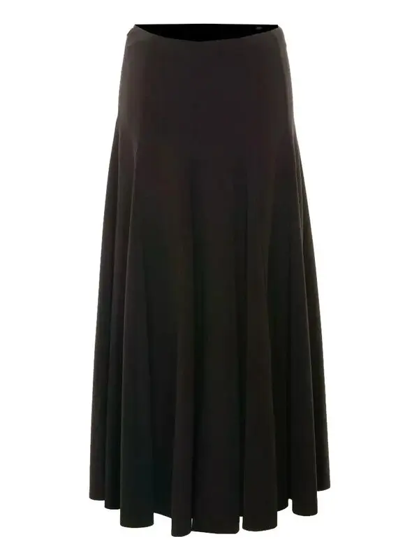 RUE DU BAC High-waisted Maxi Skirt - Black