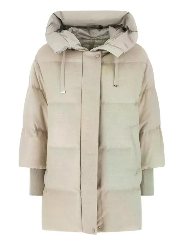 DUNO Yume Quilted Hooded Jacket - Neutrals