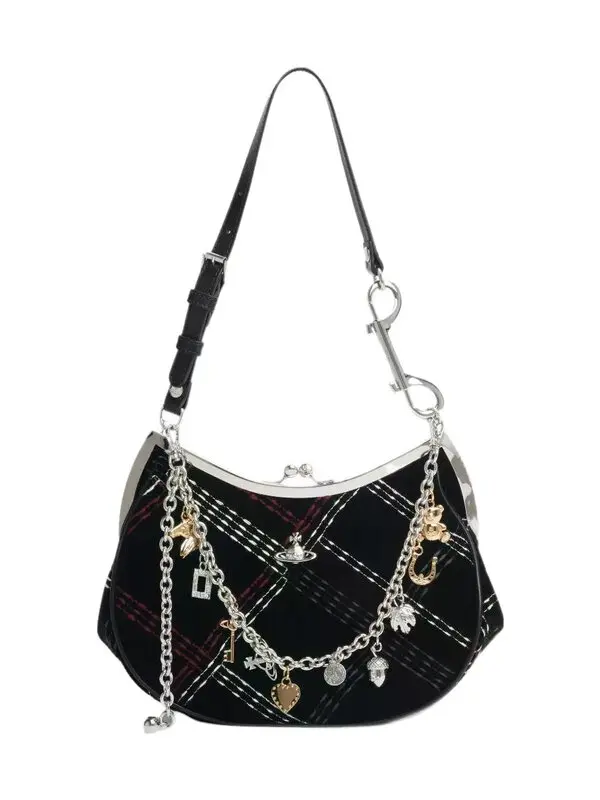 VIVIENNE WESTWOOD Charm Frame Purse - Black