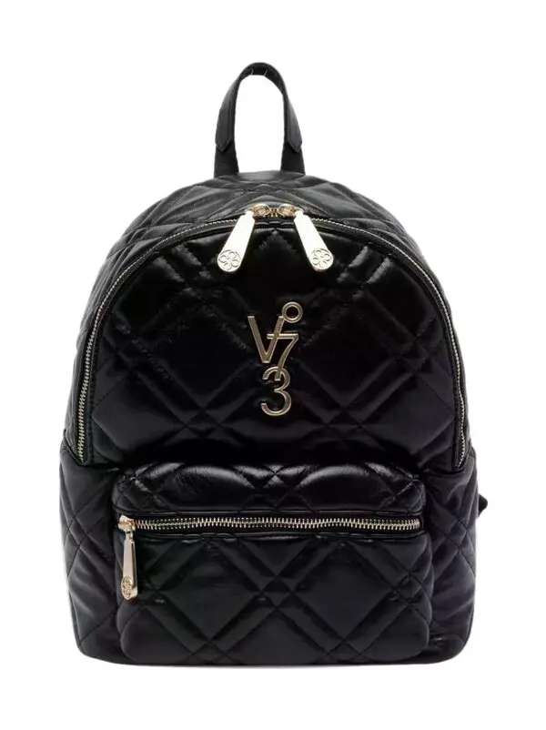 V°73 Diaspro Quilted Backpack - Black