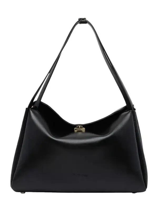 THEMOIRE Calipso Trunk Logo Print Tote Bag - Black