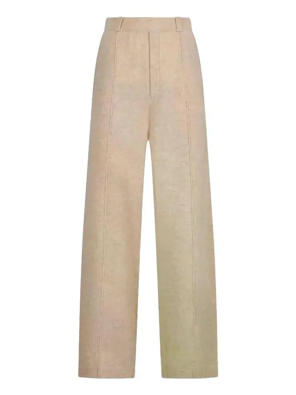 NOTSHY Eliana Wide-leg Cashmere Trousers - Neutrals