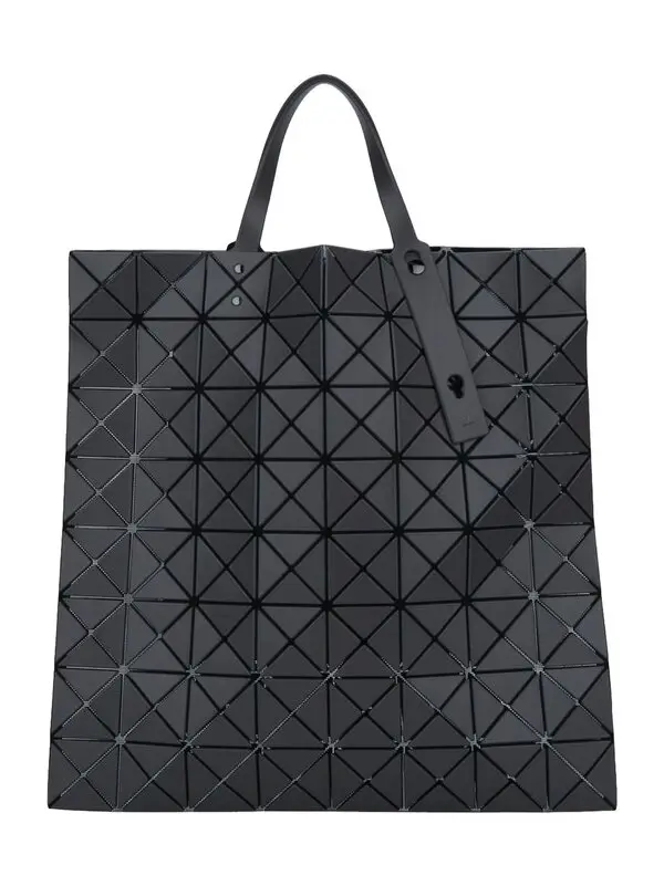 Issey Miyake Lucent Pvc Tote Bag With Adjustable Double Handles - Charcoal