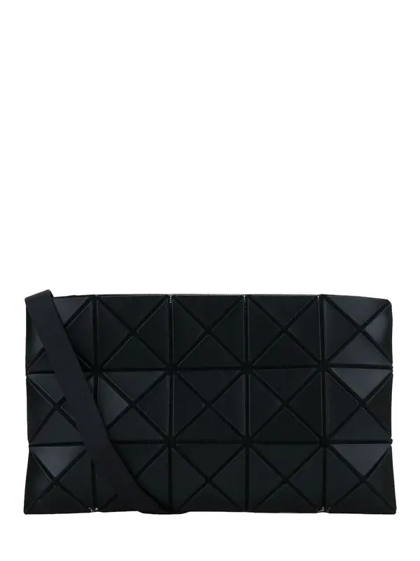 Issey Miyake Lucent Pvc Crossbody Bag With Zip Closure - Black