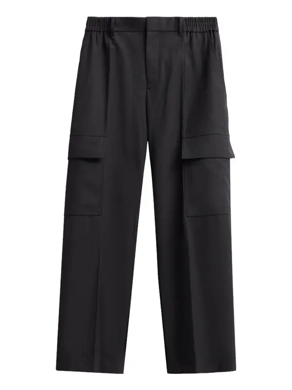 Helmut Lang Wool Utility Trousers - Black