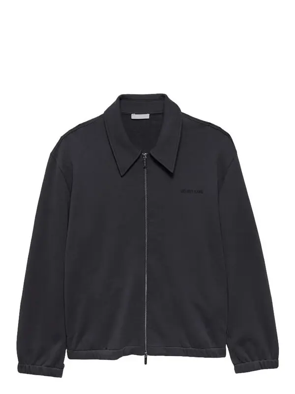 Helmut Lang Terry Zip Jacket - Charcoal