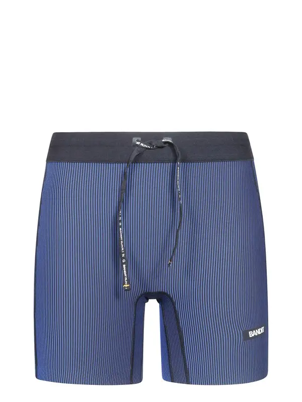 BANDIT Striped Cadence 5-inch Compression Bottoms - Multicolor