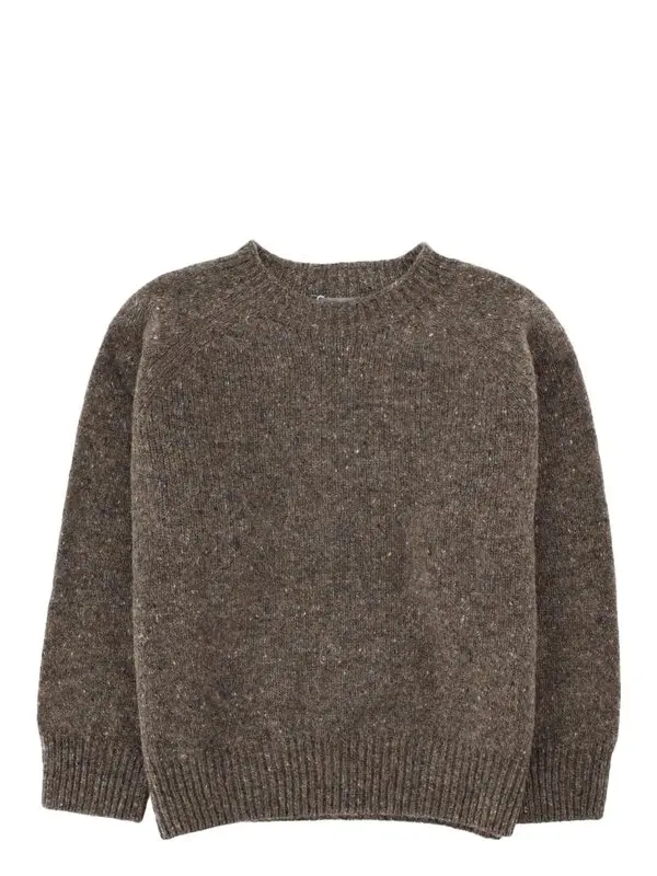 MARGARET HOWELL 100% Wool Crewneck Sweater - Grey