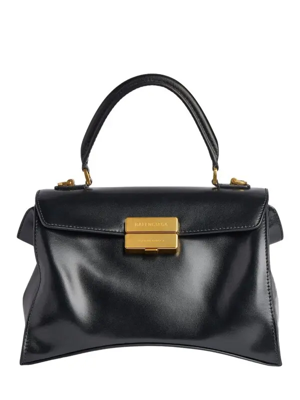 Balenciaga Structured Top Handle Bag - Midnight