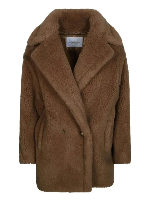 Max Mara Dramma Wool-silk Overcoat - Beige