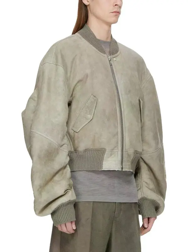Rick Owens Secchia Flight Jacket - Neutrals