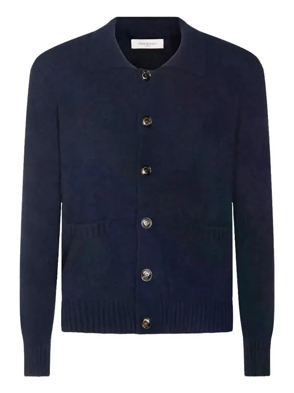 PIACENZA CASHMERE 1733 Button-up Cardigan - Blue