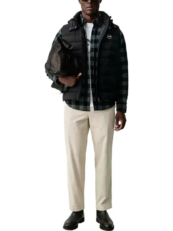 COLMAR Hooded Quilted Gilet - Black