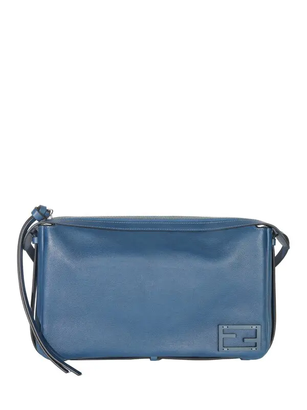 Fendi Nappa Simply Shoulder Bag - Blue