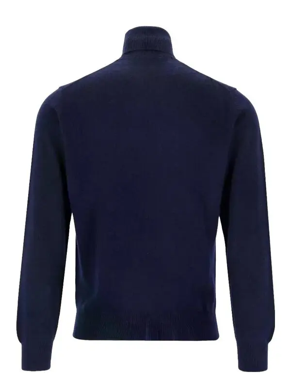 Al Duca D'aosta Roll-neck Cashmere Sweater - Blue