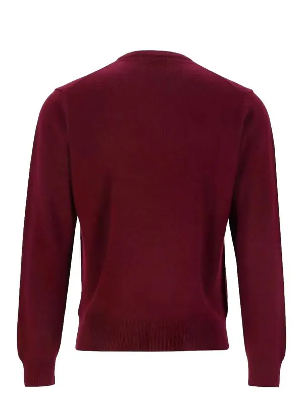 Al Duca D'aosta Fine-knit Crew-neck Sweater - Red