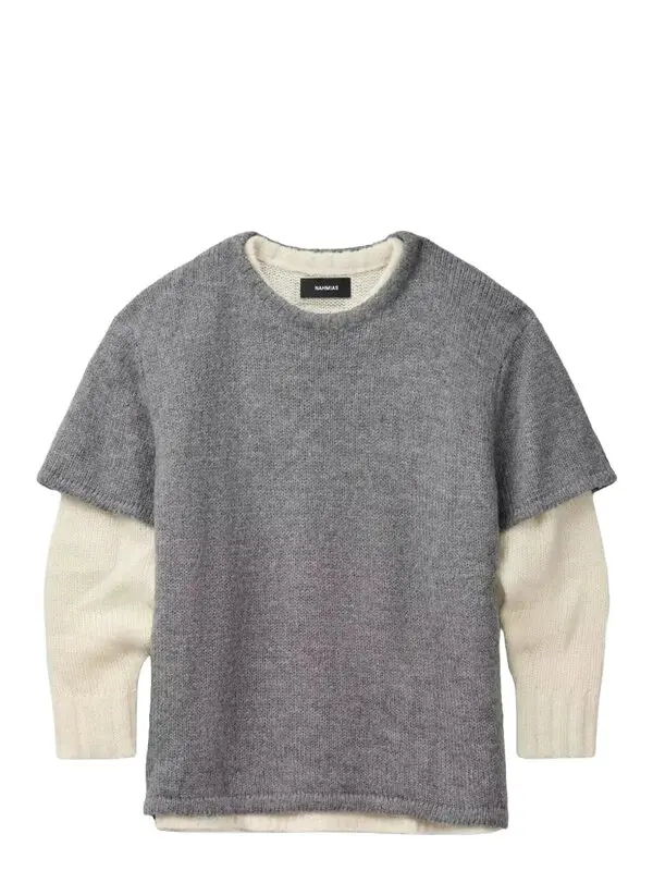 NAHMIAS Layered Sweater - Grey