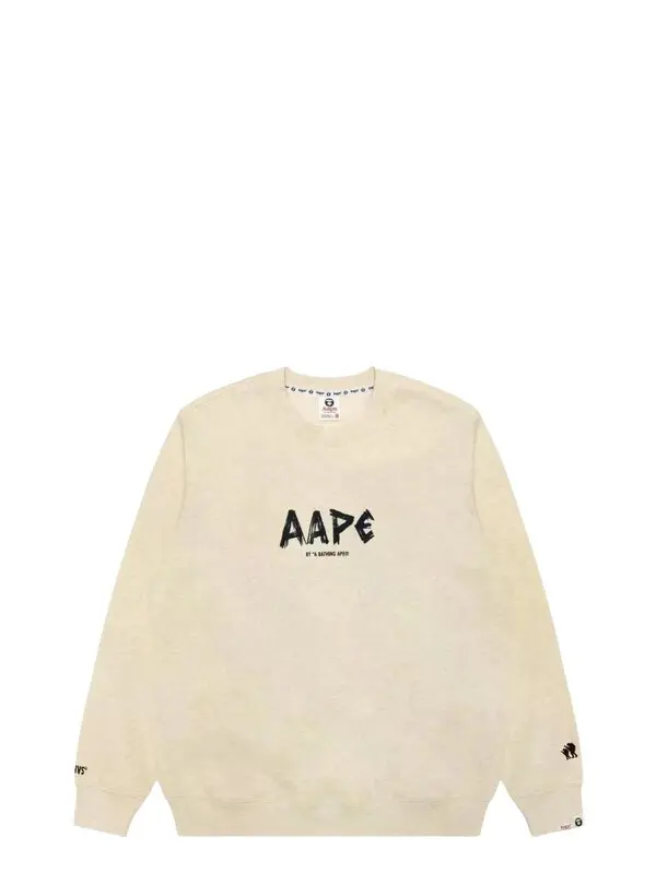 AAPE BY *A BATHING APE Aapeunvs Graphic-print Sweatshirt - Neutrals