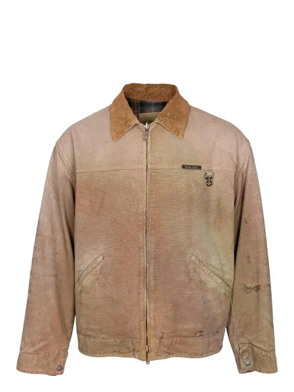 GOLDEN GOOSE Journey Logo-detail Bomber Jacket - Neutrals