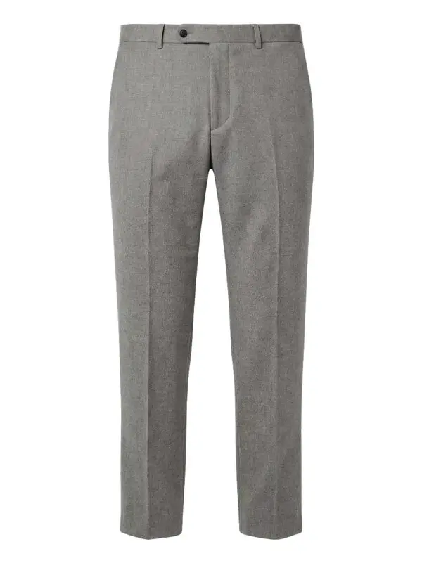 CELLAR DOOR Paloma Pressed-crease Trousers - Grey