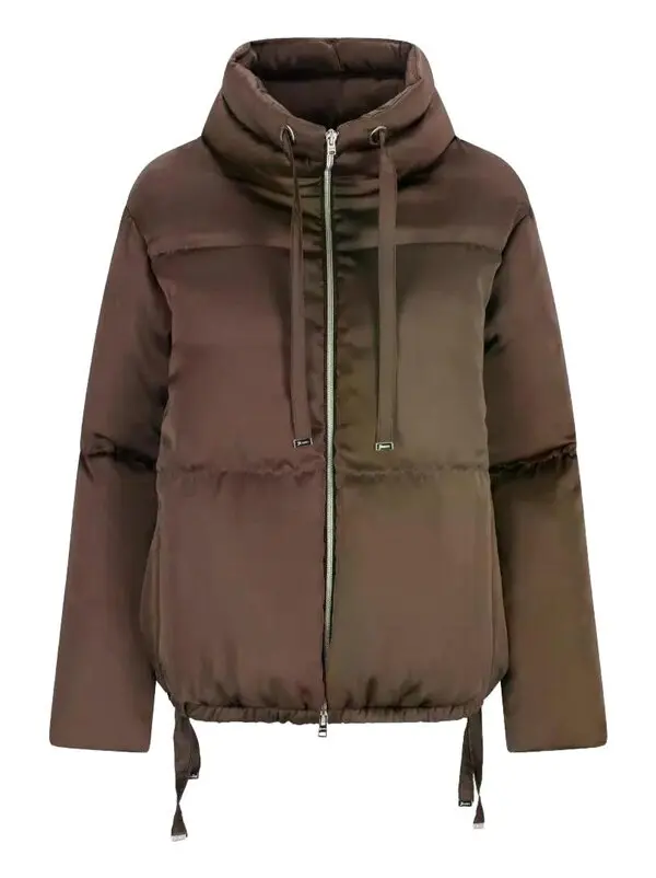 Herno Resort Quilted High-neck Jacket - Brown