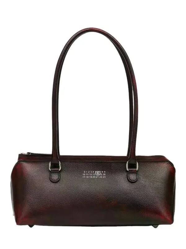 MAISON MARGIELA Bauletto Leather Shoulder Bag - Red