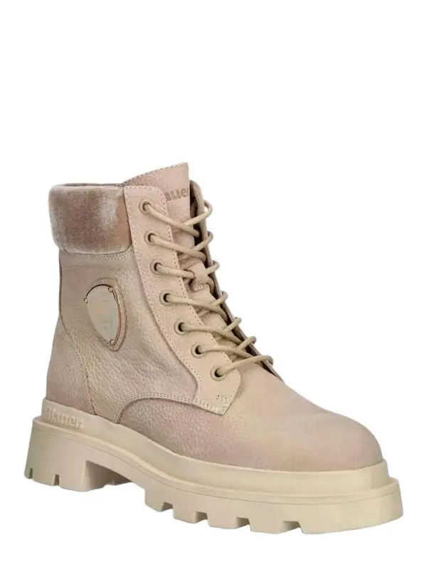 BLAUER. Kimmel Logo-patch Boots - Neutrals