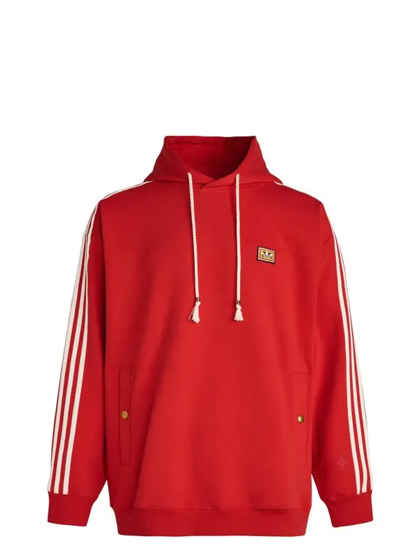 Adidas Lunar New Year Hoodie Asia Sizing - Red