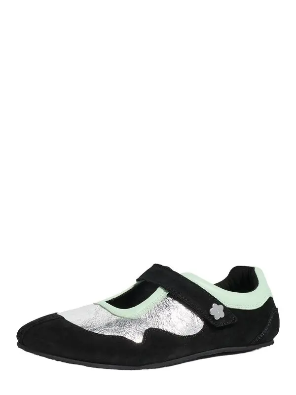 Cecilie Bahnsen Cosmo Sneakers - Black/silver/mint