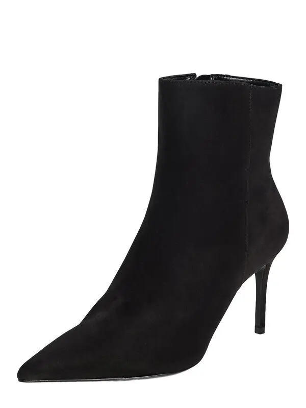 Schutz Mikki Suede Booties - Black