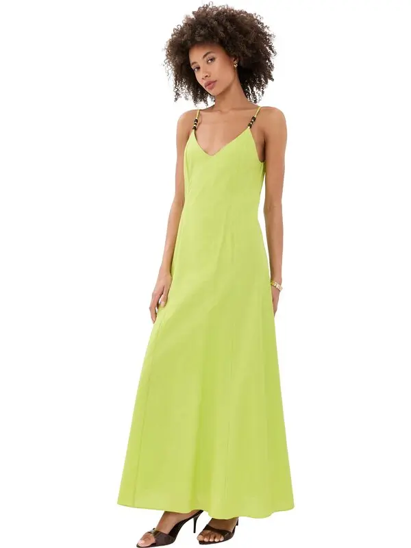 Playa Lucila Maxi Dress - Bright Chartreuse