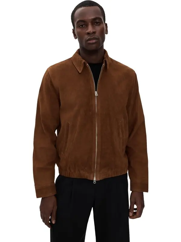Rag & Bone Harrington Suede Jacket - Chstn