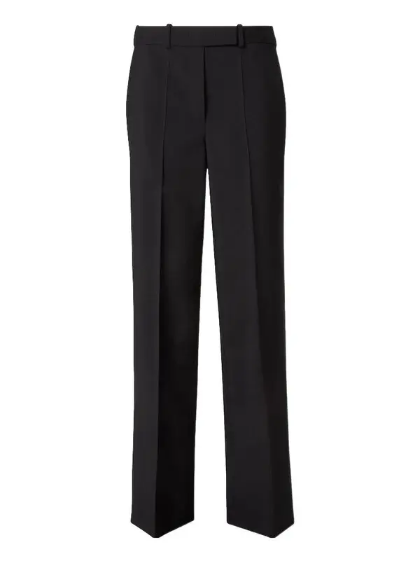 Fendi Wool And Mohair Pants - Black