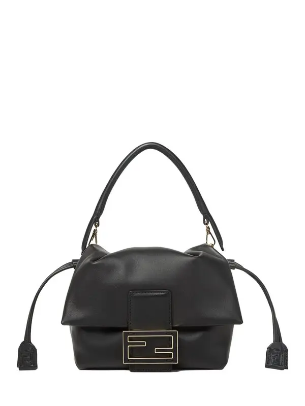 Fendi Nappa Leather Mini Bag - Black