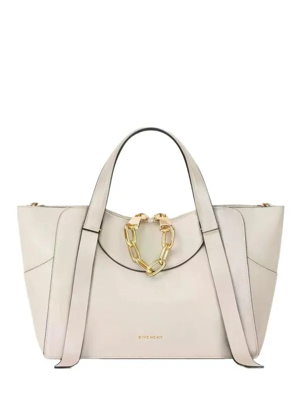 Givenchy Small The Snatch Bag In Grained Leather - Neutrals