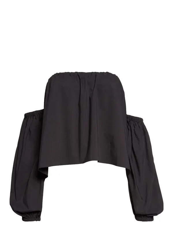 L'AGENCE Sarai Off-the-shoulder Top - Black