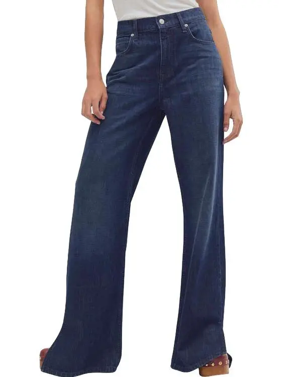 Free People Encore High Waist Flare Jeans - Backstage