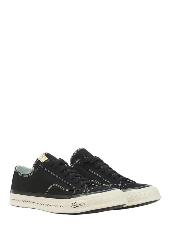 Visvim Nolan Suede-trimmed Canvas Sneakers - Black