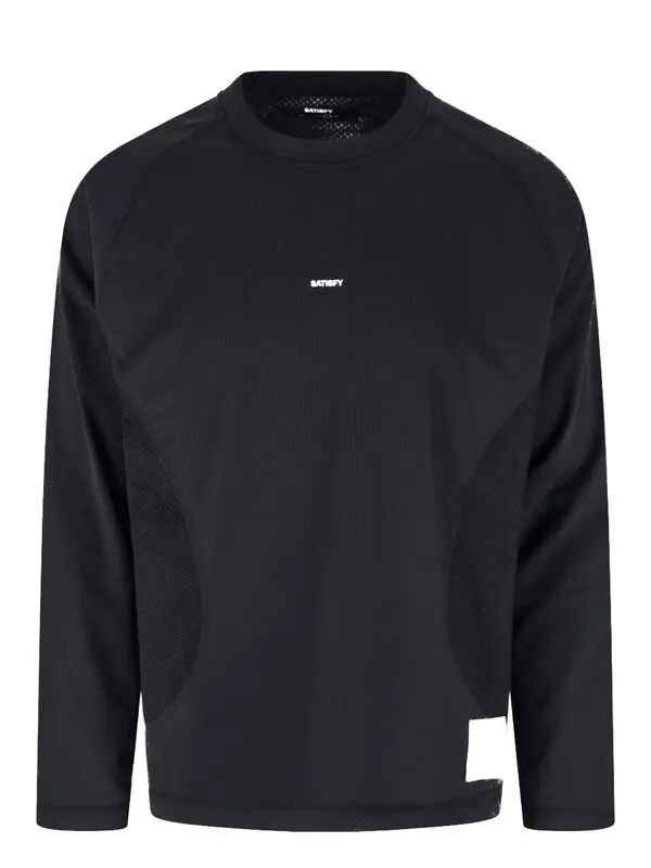 Satisfy T-shirt "fuzzfleece™ Octa - Black