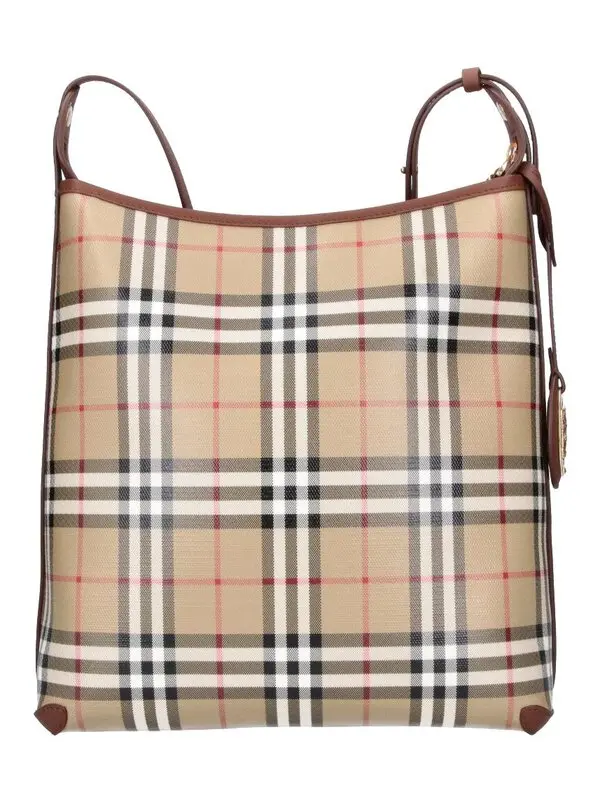 Burberry Small Shoulder Bag "check - Beige