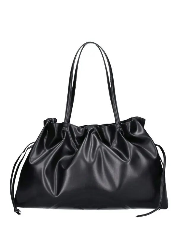 Tory Burch Large Tote Bag “ella Natuura - Black